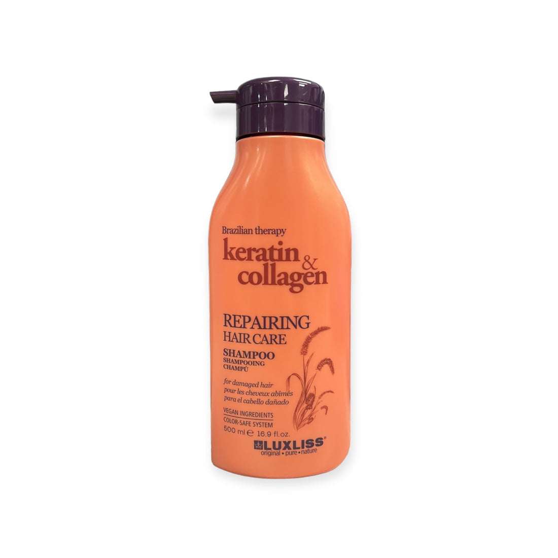 Luxliss Keratin & Collegen Shampoo – The Beauty Basket